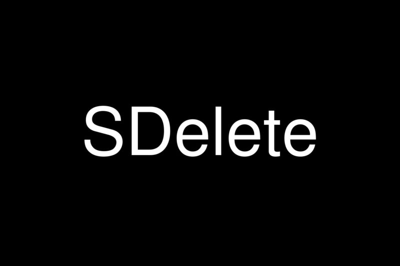 MicrosoftのSDeleteでHDD・SSDのゼロフィル・データ完全消去手順 | 俺の開発研究所